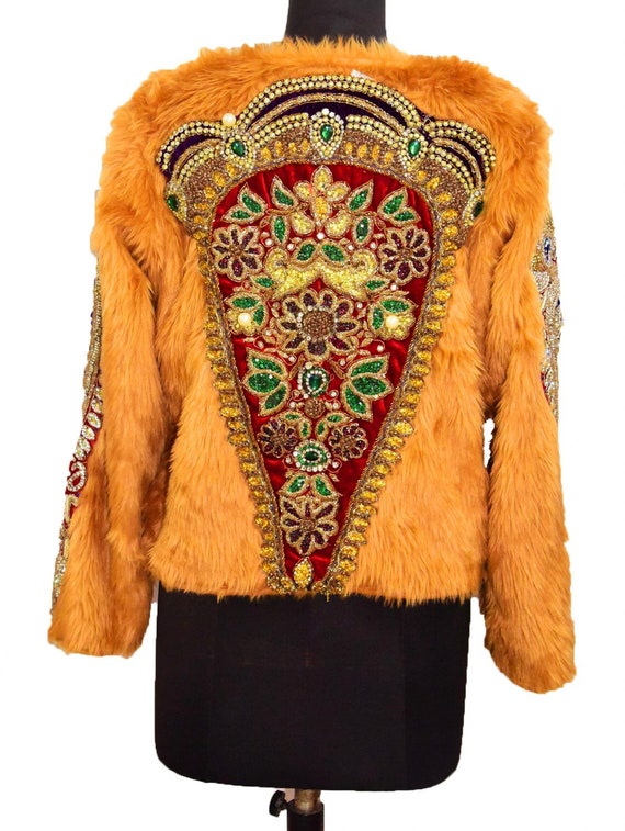 Designer Fur Jacket Winter Wedding coat fur bolero ja… - Gem