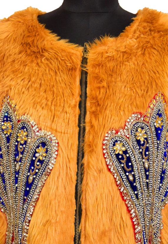 Designer Fur Jacket Winter Wedding coat fur bolero ja… - Gem