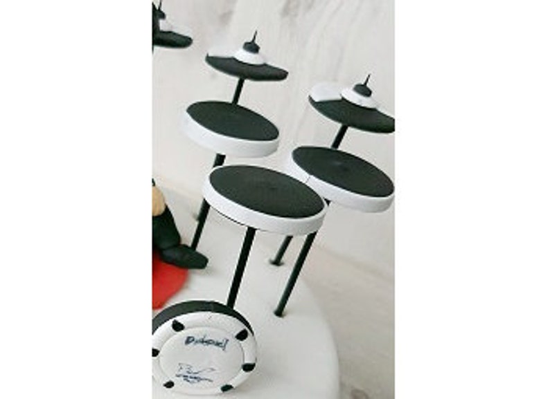 Fondant Keepsake Polymer Clay Digital Electric Drum Guitar Keyboard ...