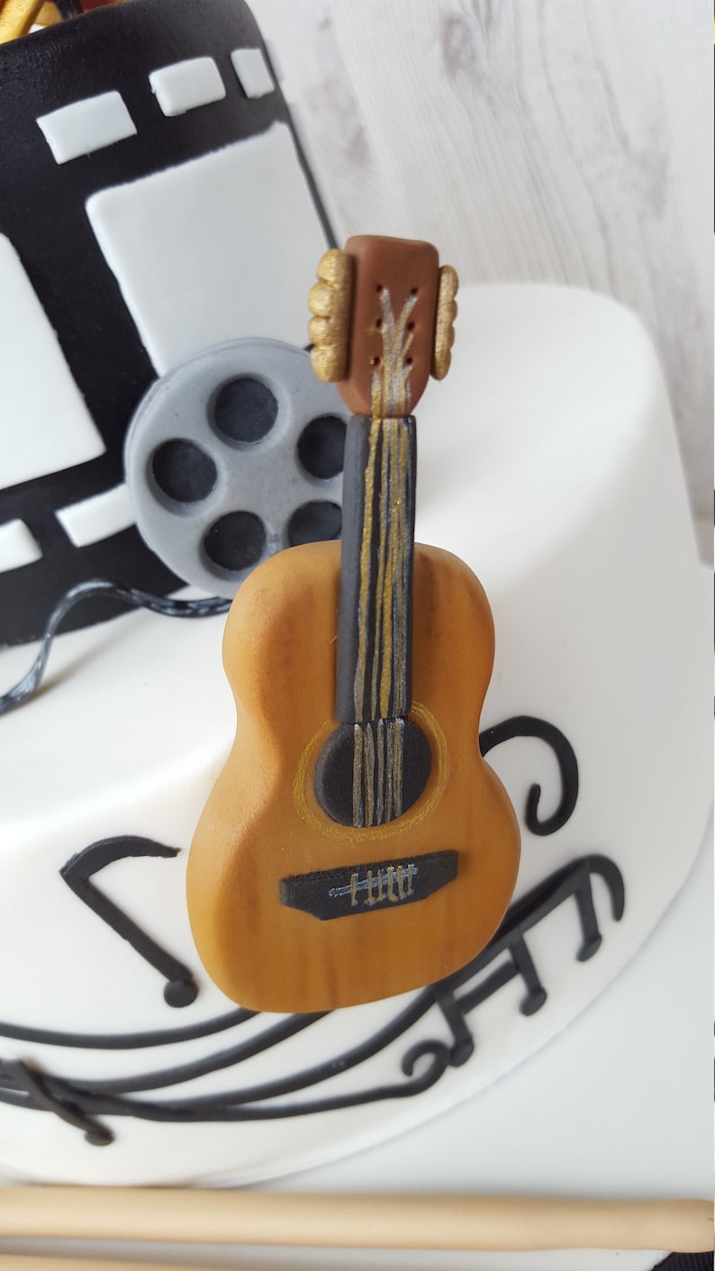 Fondant Keepsake Polymer Clay Digital Electric Drum Guitar Keyboard ...