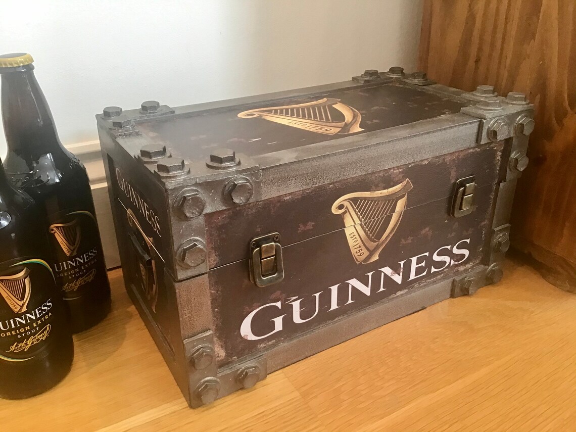 Guinness Storage Trunk. Vintage Style Guinness Stout storage | Etsy