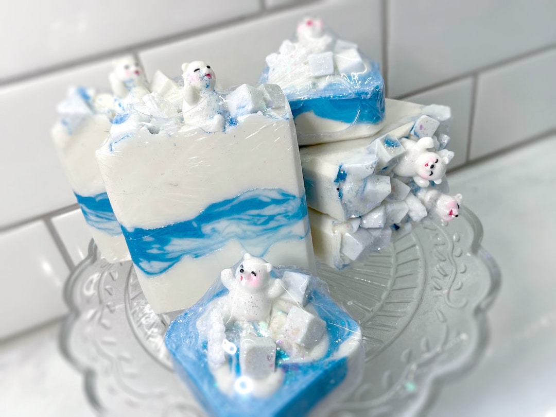 Snowdrop | Artisan Soap Bar | Adorable Polar Bear Toy! | Luxury Butters ...