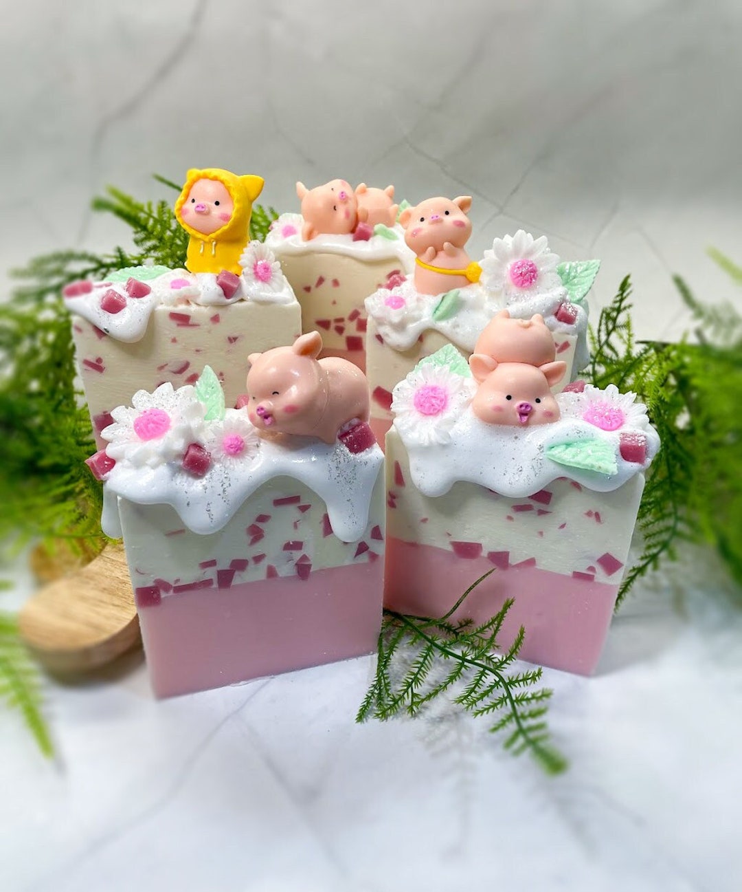 Poppy the Pig | Adorable Pig Toy Included! | Artisan Soap Bar | Luxury ...