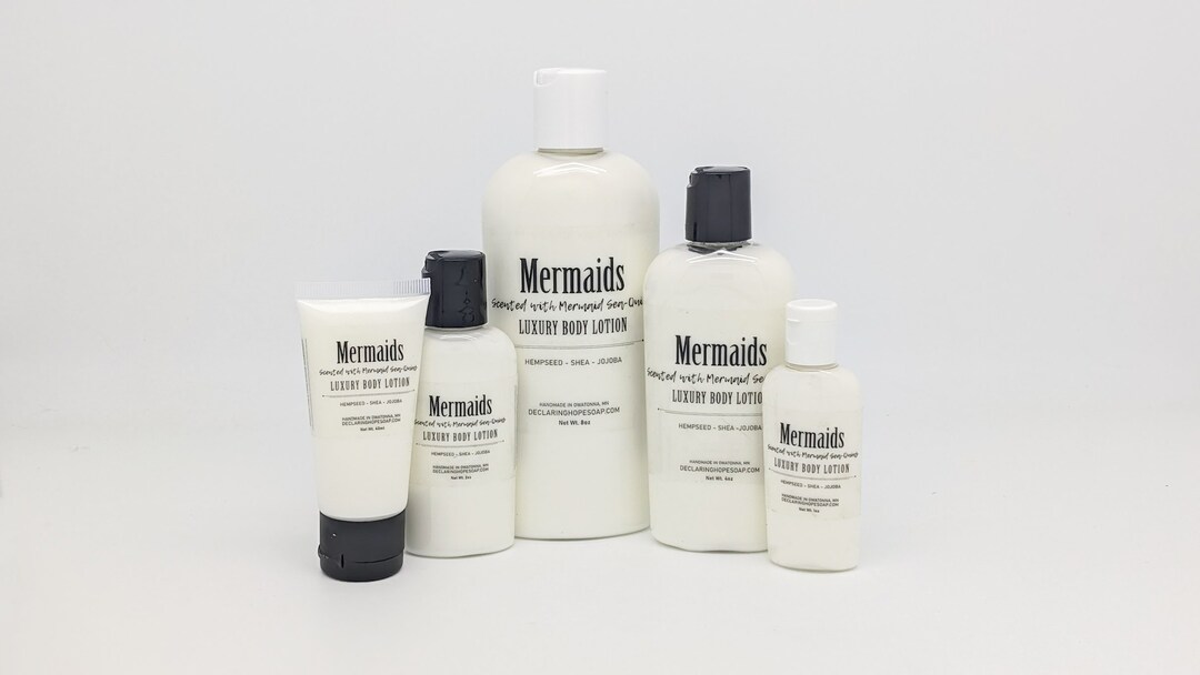 Mermaids | NEW! | Luxury Body Lotion | Gorgeous Mermaid and Ocean-side ...