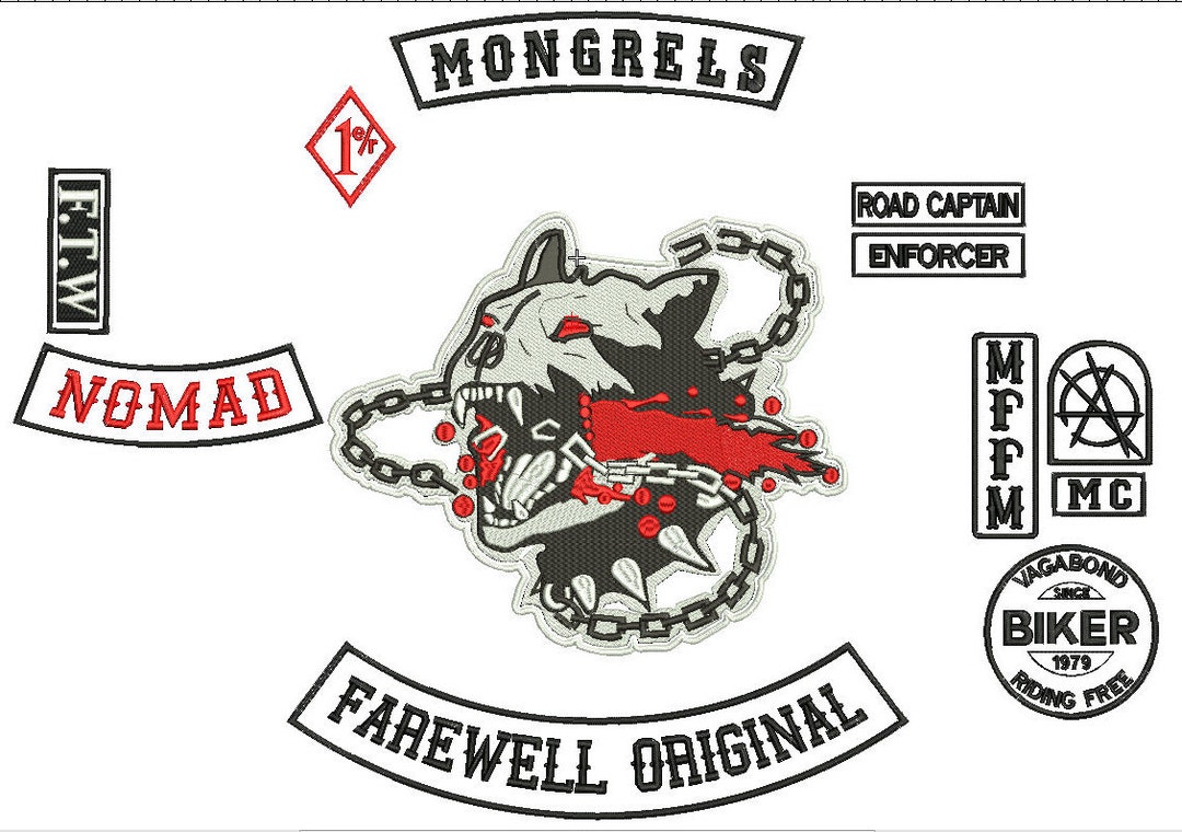 Days Gone Deacon St. John Mongrels Patches Set RARE - Etsy Canada