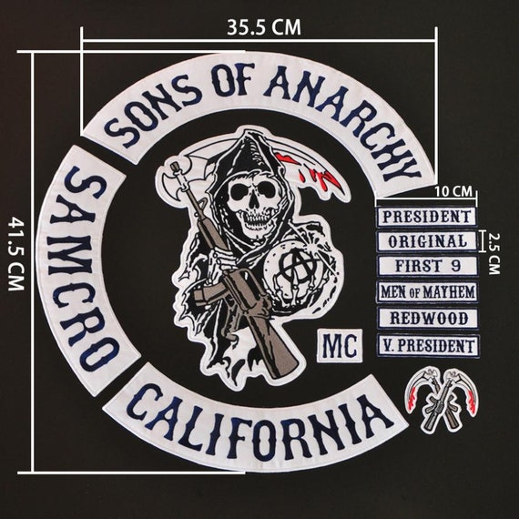 Sons Of Anarchy Patches Full Set