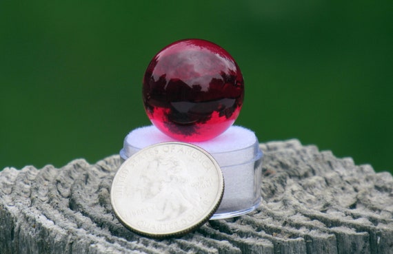 Ruby Ball 22mm Sphere Corundum Bearing Lens Synthetic | Etsy