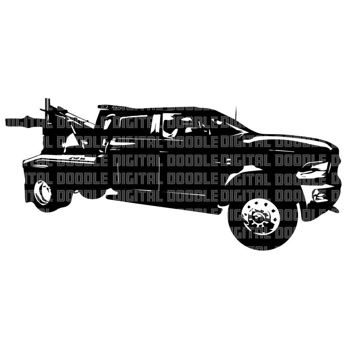 Wrecker Tow Truck SVG Clip Art Vector Digital Download Personal Use - Etsy