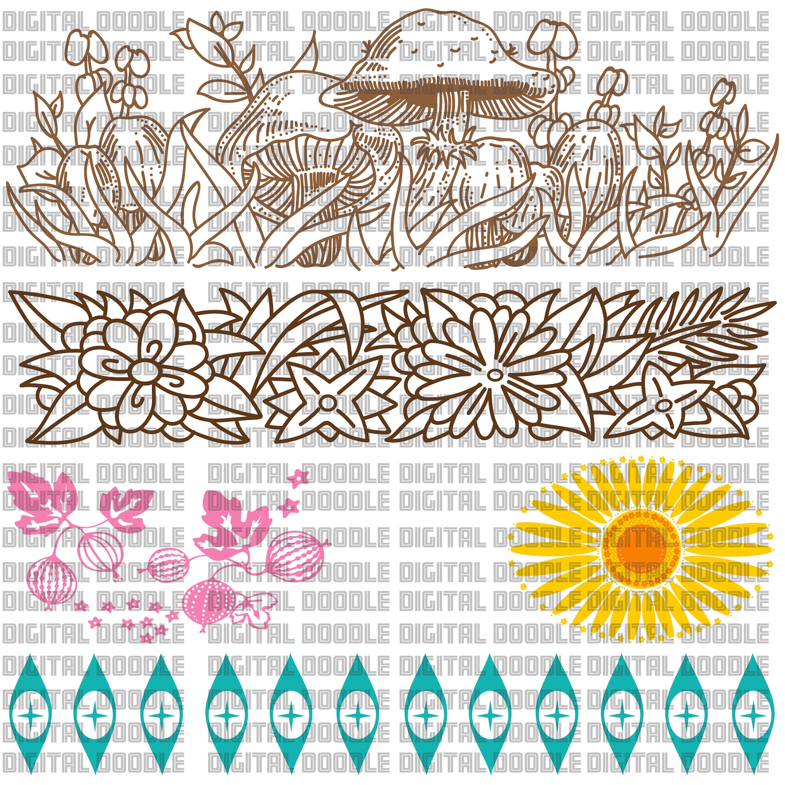 Vintage Pyrex SVG Bundle Second Edition Pyrex Clip Art Vector - Etsy