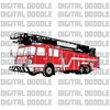 Fire Engine SVG Digital Cut File | Instant Download | Firefighter ...