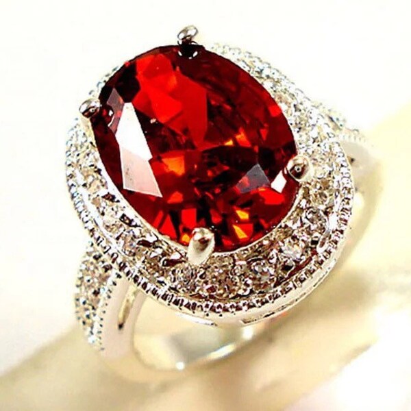 Large Ruby Ring - Etsy