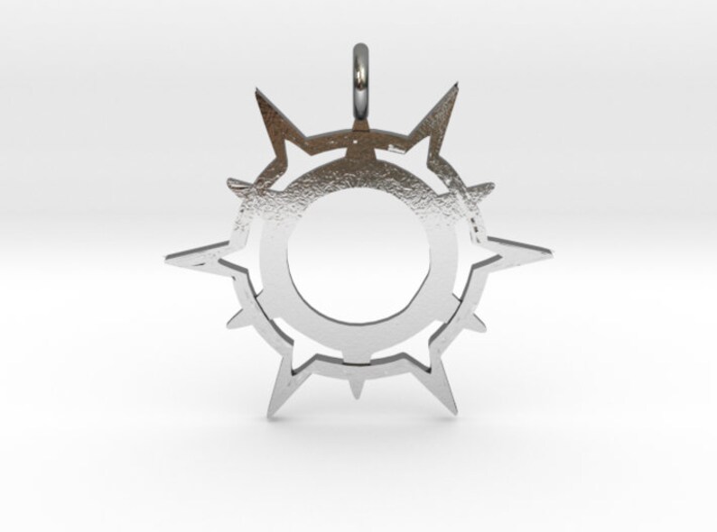 Symbol of Pelor Brass Deity necklace for Dungeons and Dragons | Etsy