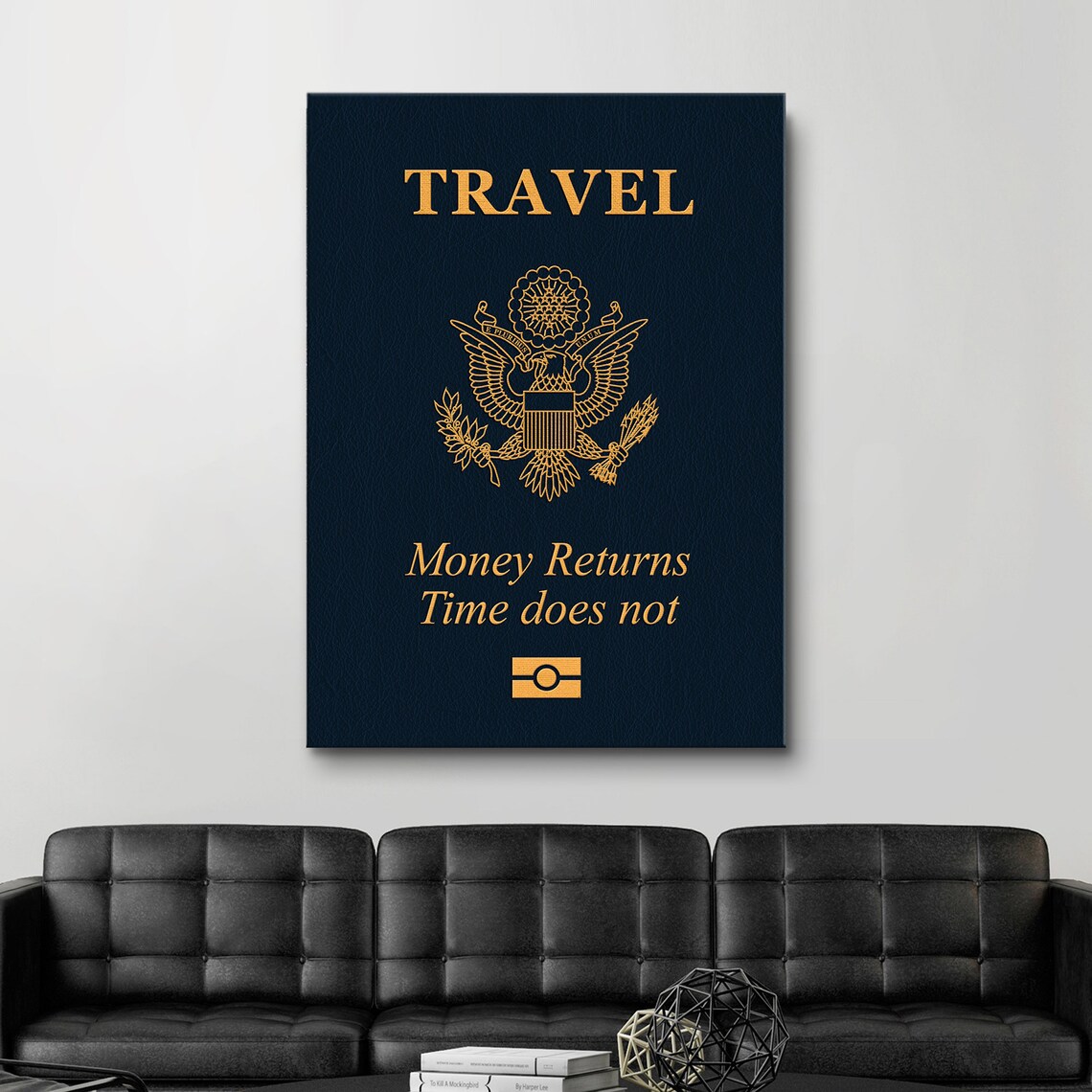 Travel Passport Wall Art Canvas Prints | High Quality | Home Wall Decor ...