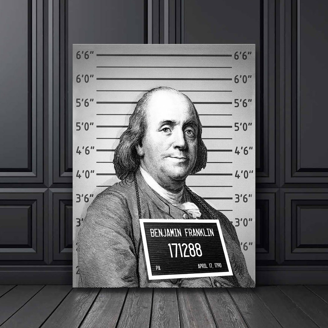 Benjamin Franklin 171288. Wall Art Canvas or Poster. High Quality - Etsy