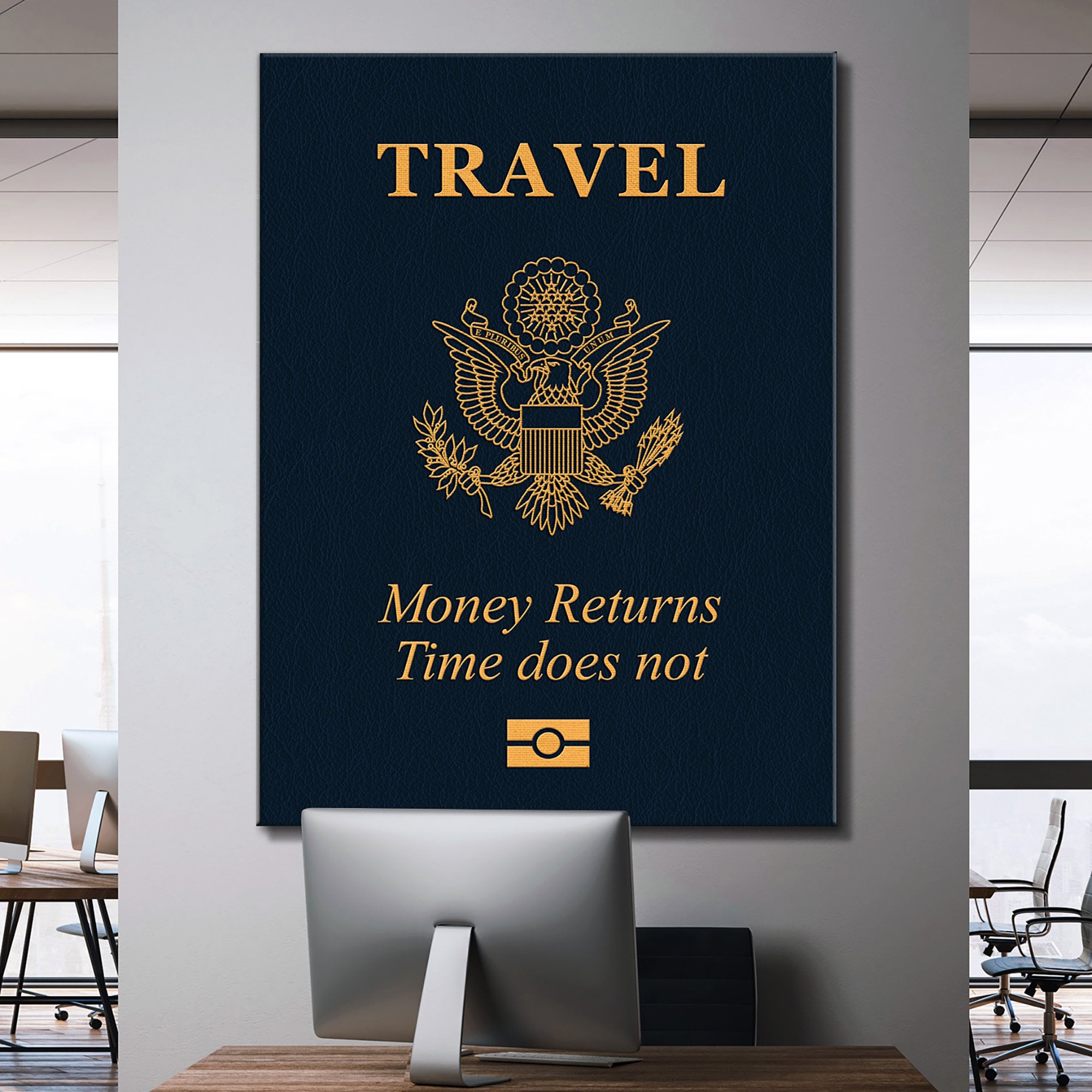 Travel Passport Wall Art Canvas Prints | High Quality | Home Wall Decor ...