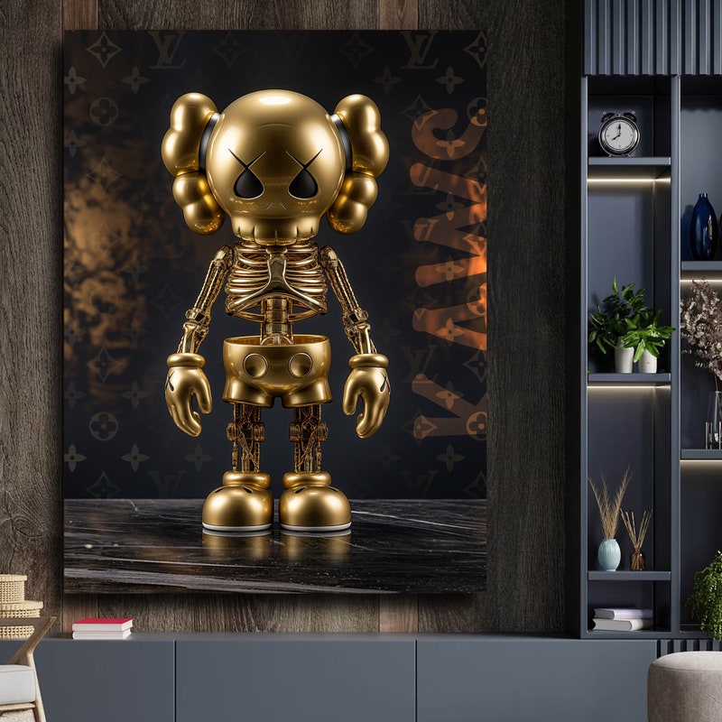 Kaws Bedroom Wall Art - Etsy