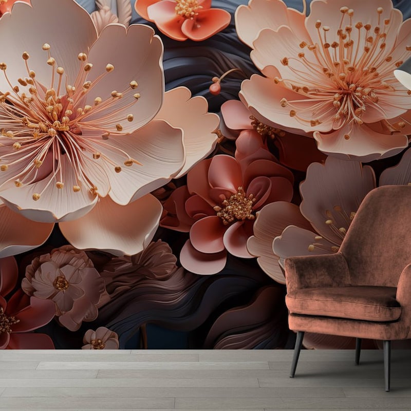 3d Look Wallpaper - Etsy