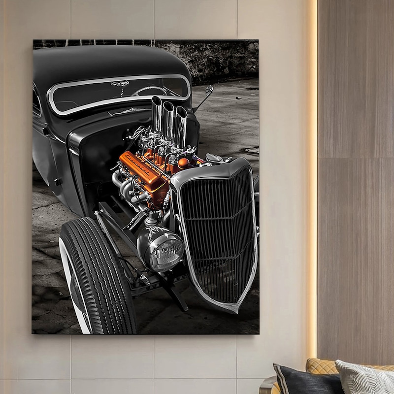 Hot Rod Art - Etsy