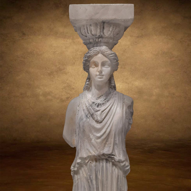 Lar, Roman Lar, Roman Statue, Caryatid Statue, Hera Statue, Goddess ...