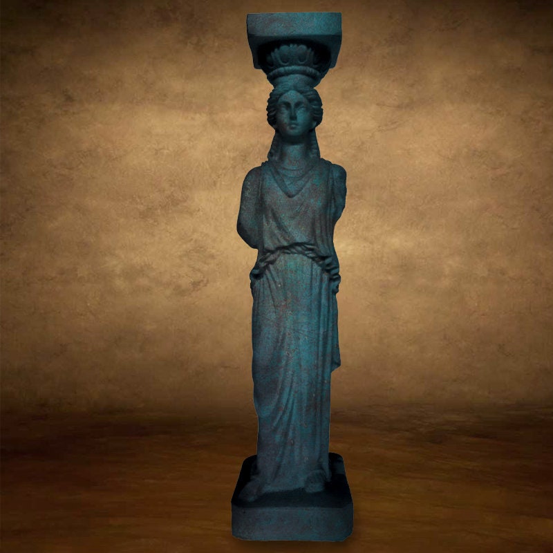 Lar Roman Lar Roman Statue Caryatid Statue Hera Statue - Etsy