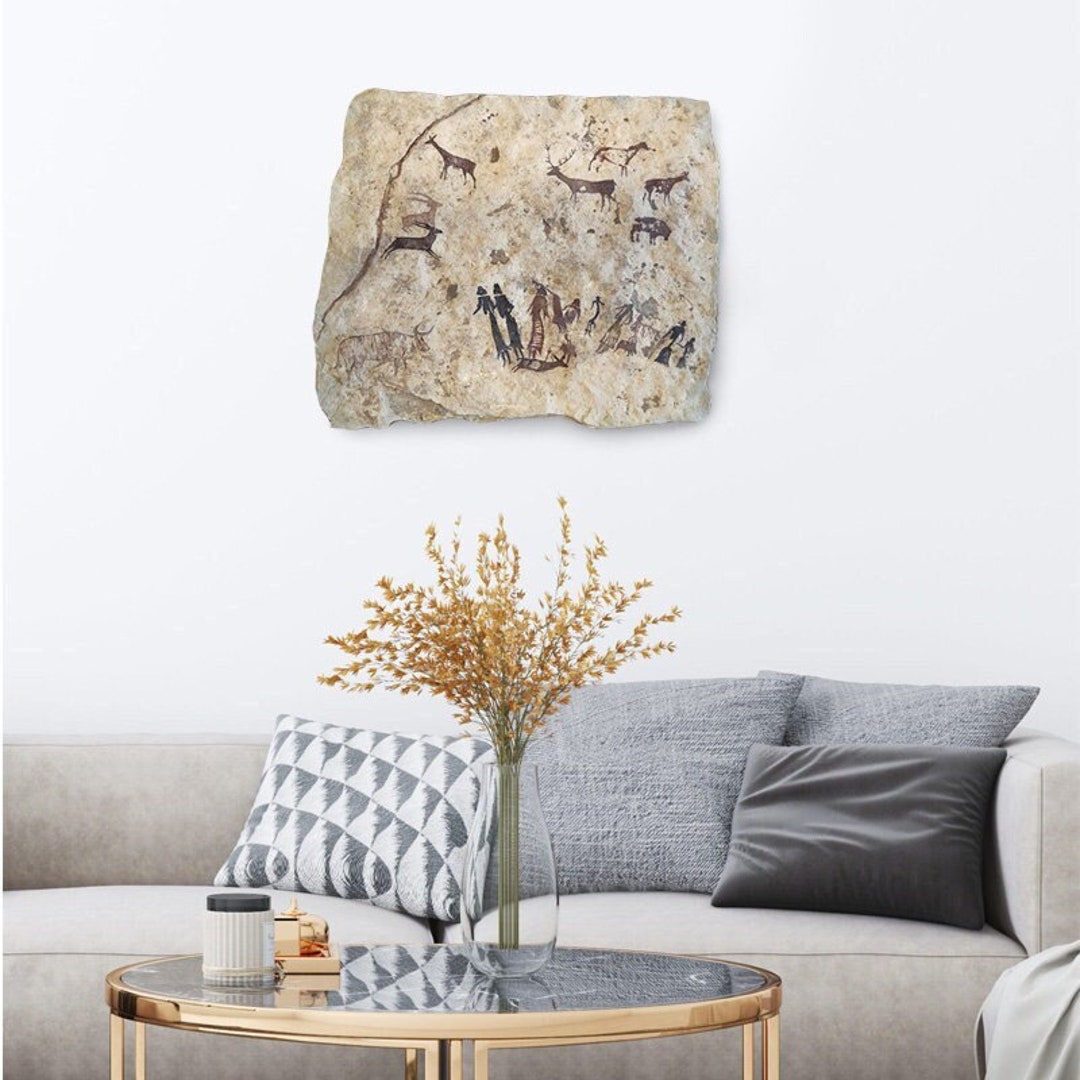 Prehistoric Art, Wall Sculpture, Plaster Wall Art, Neolithic ...