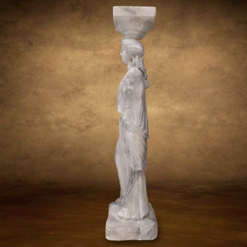 Lar, Roman Lar, Roman Statue, Caryatid Statue, Hera Statue, Goddess ...