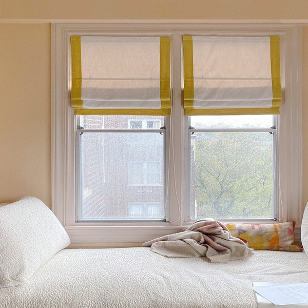 Flat Roman Shades - Etsy