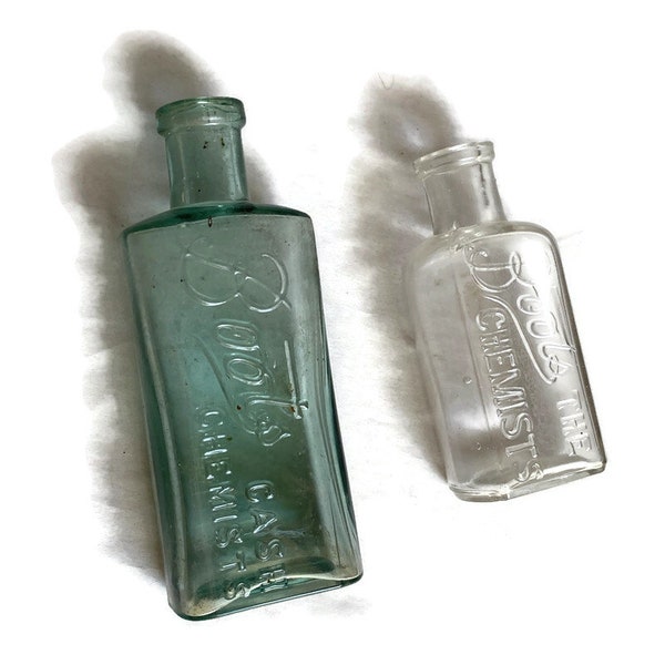 Embossed Glass Bottles - Etsy