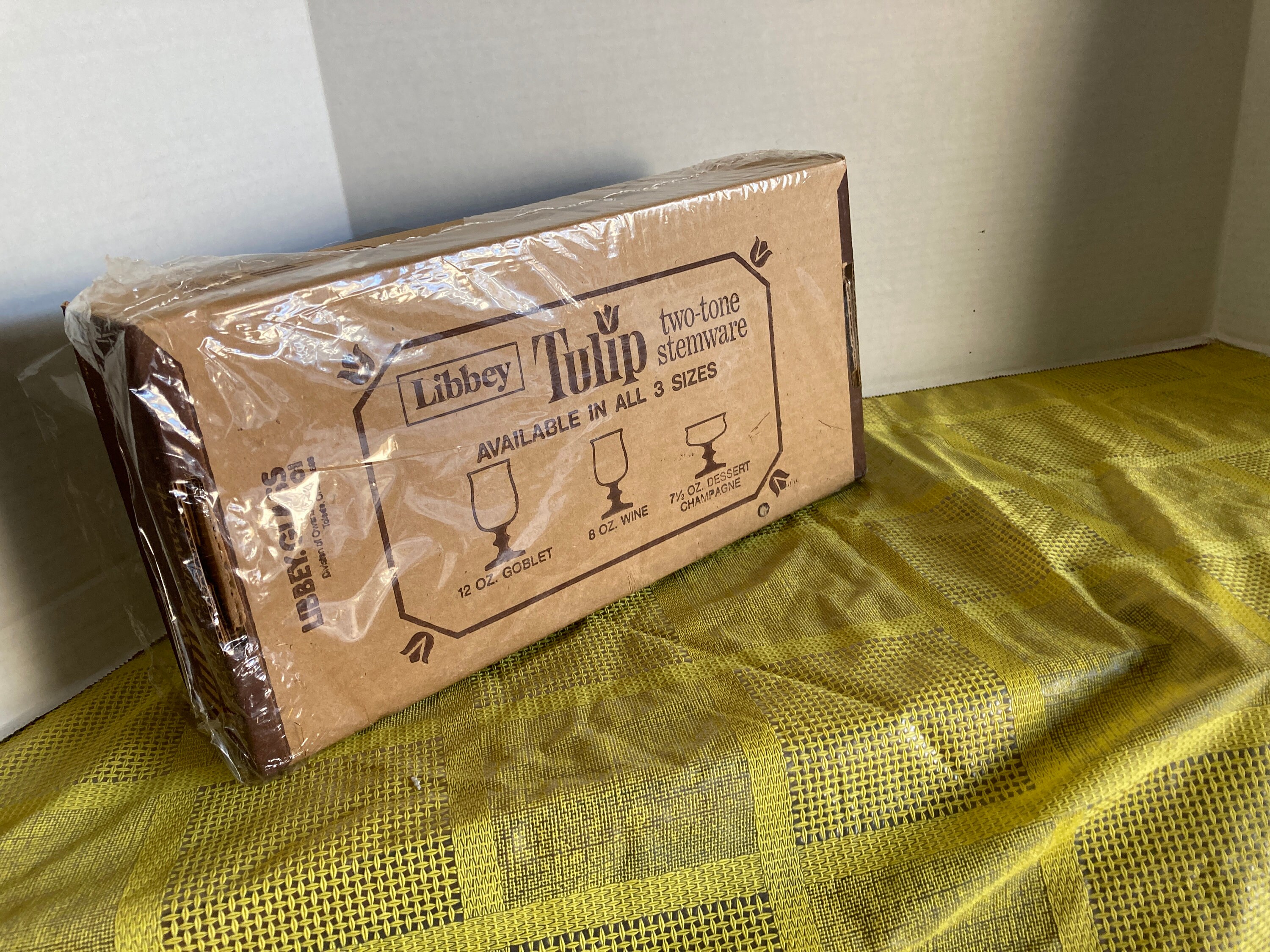 NEW Original 1970s Packaging Set of Four 4 Vintage Libbey | Etsy