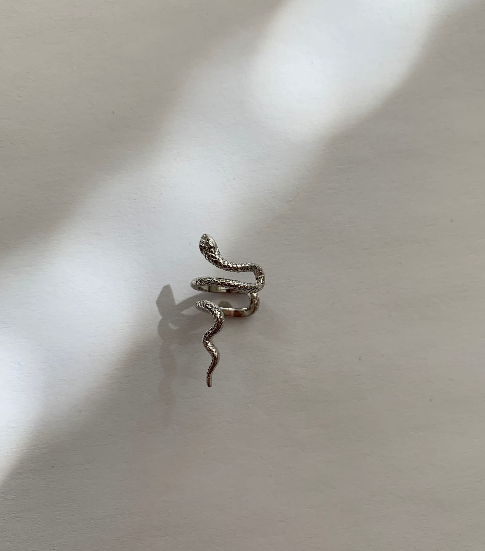 Snake Ear Cuff Serpent Ear Cuff Gold Cz Ear Cuff | Etsy