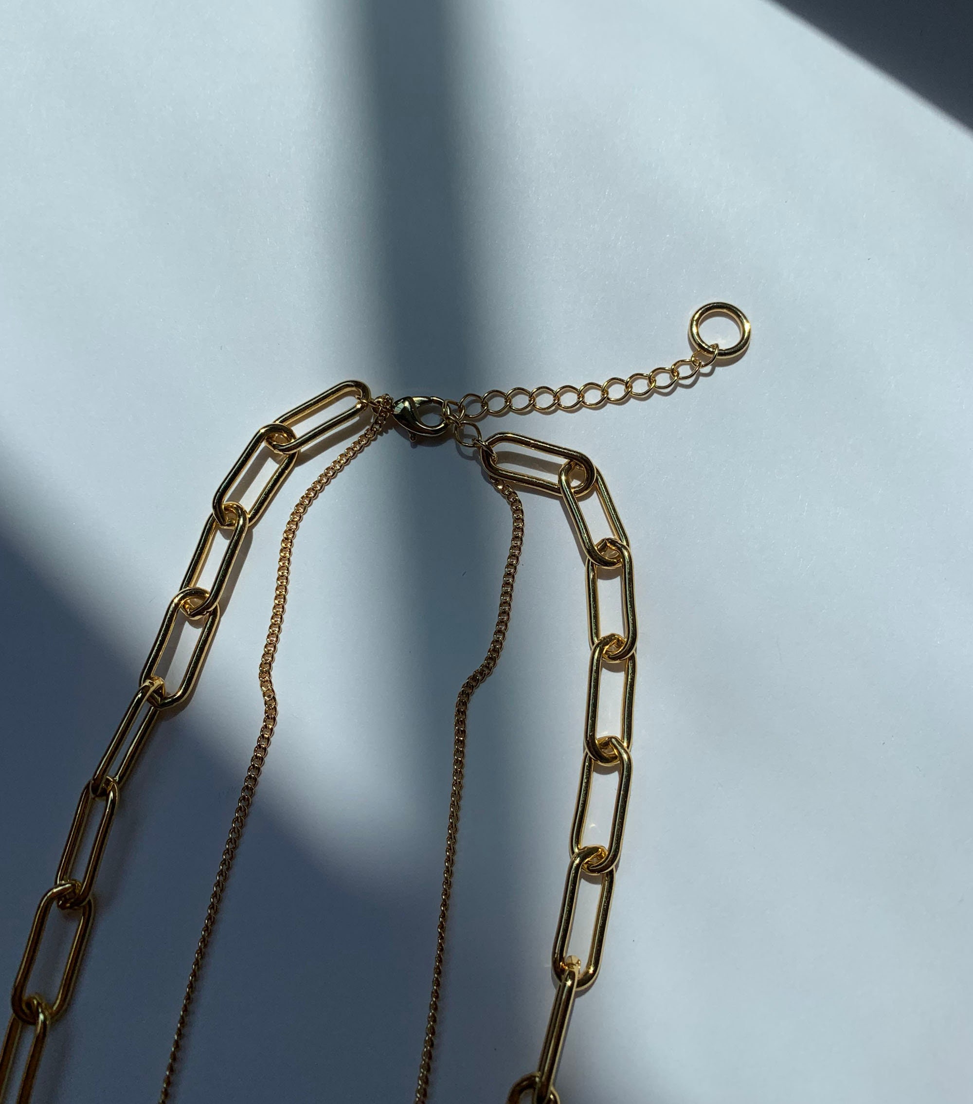 Two Layering Necklace - Chain Necklace - Etsy