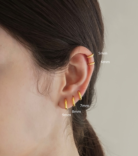 5mm gold hoop store