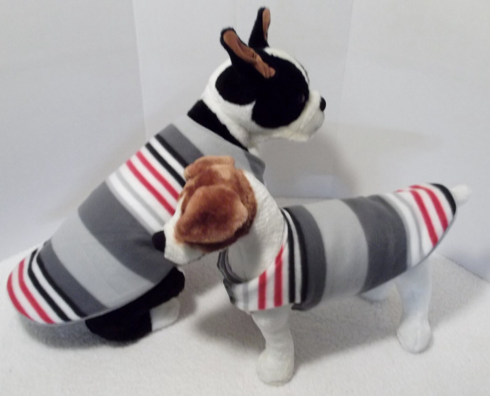 Stripes Three Color Choices Double Fleece Winter Dog Coat - Etsy
