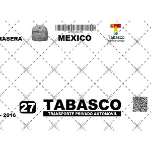 License Plate - Tabasco V1 - PNG FILE ONLY - Etsy