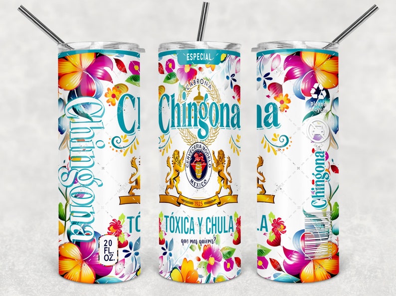 Chingona Toxica Y Chula Multicolor Floral 5th Version, PNG FILE ONLY ...