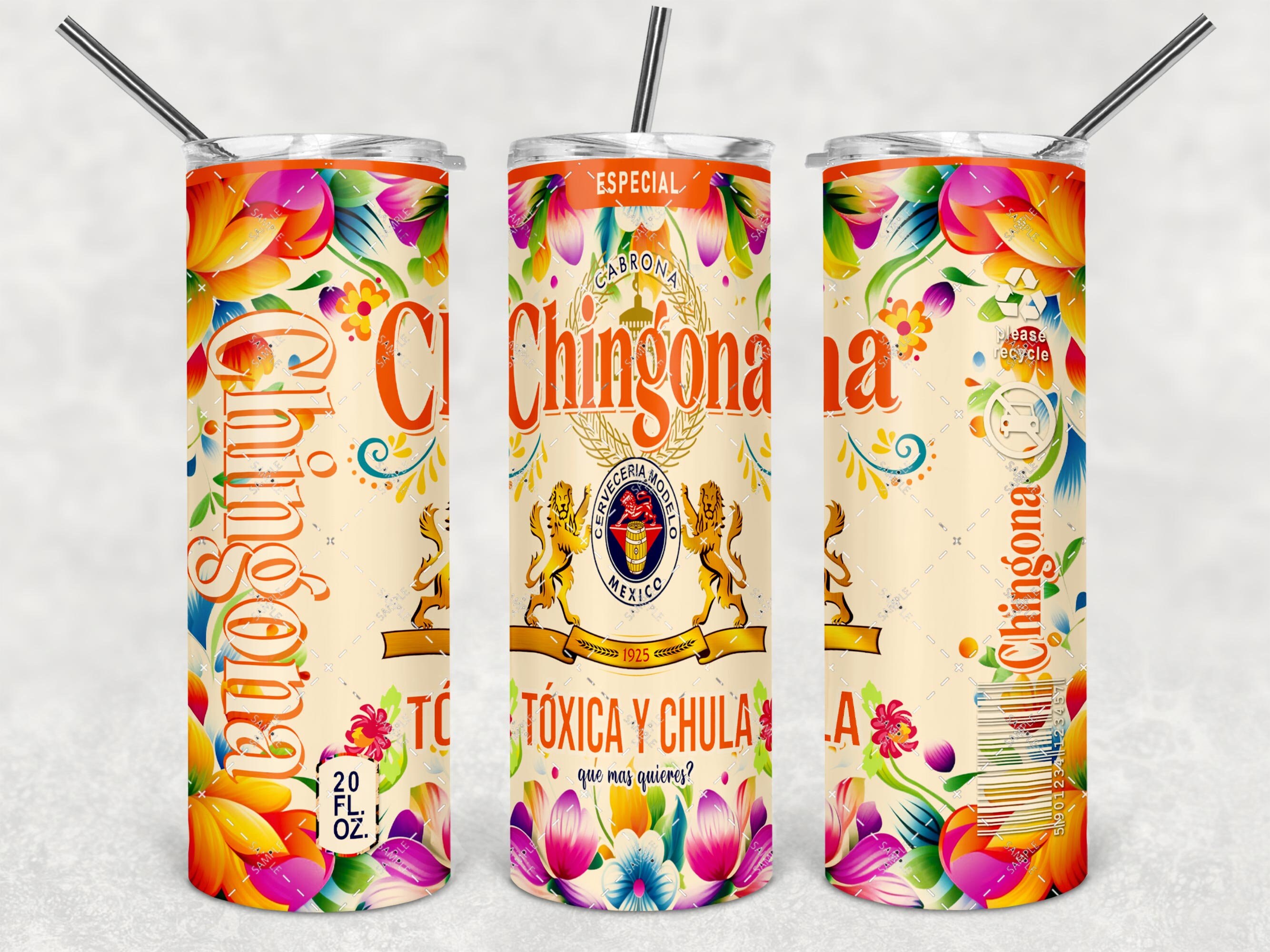 Chingona Toxica Y Chula Multicolor Floral 1st Version, PNG FILE ONLY ...