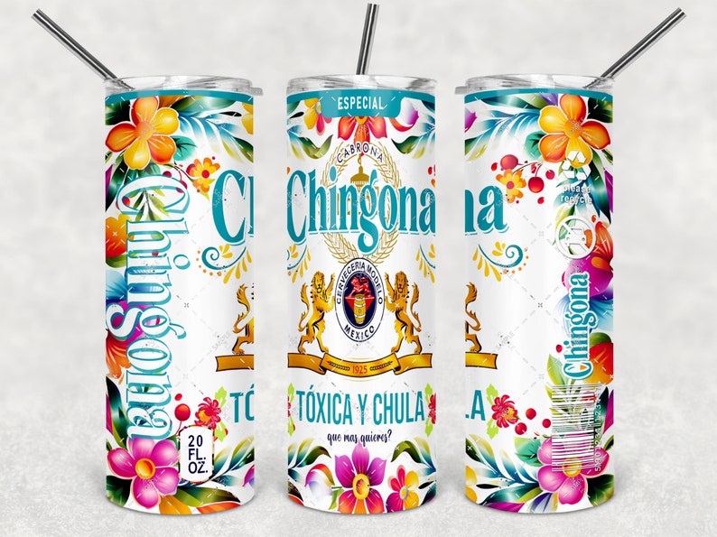Chingona Toxica Y Chula Multicolor Floral 4th Version, PNG FILE ONLY ...