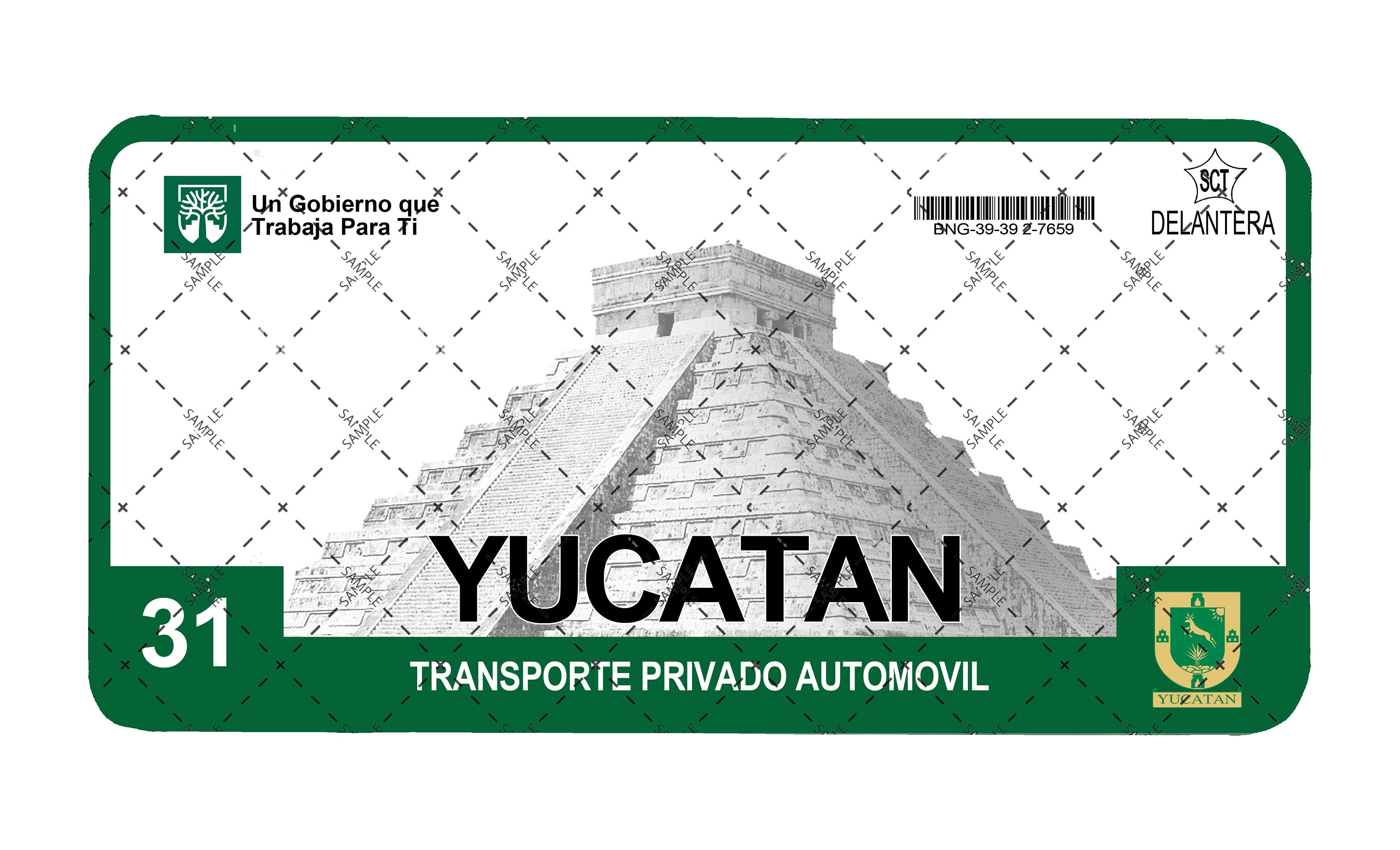 License Plate - Yucatan V1 - PNG FILE ONLY - Etsy