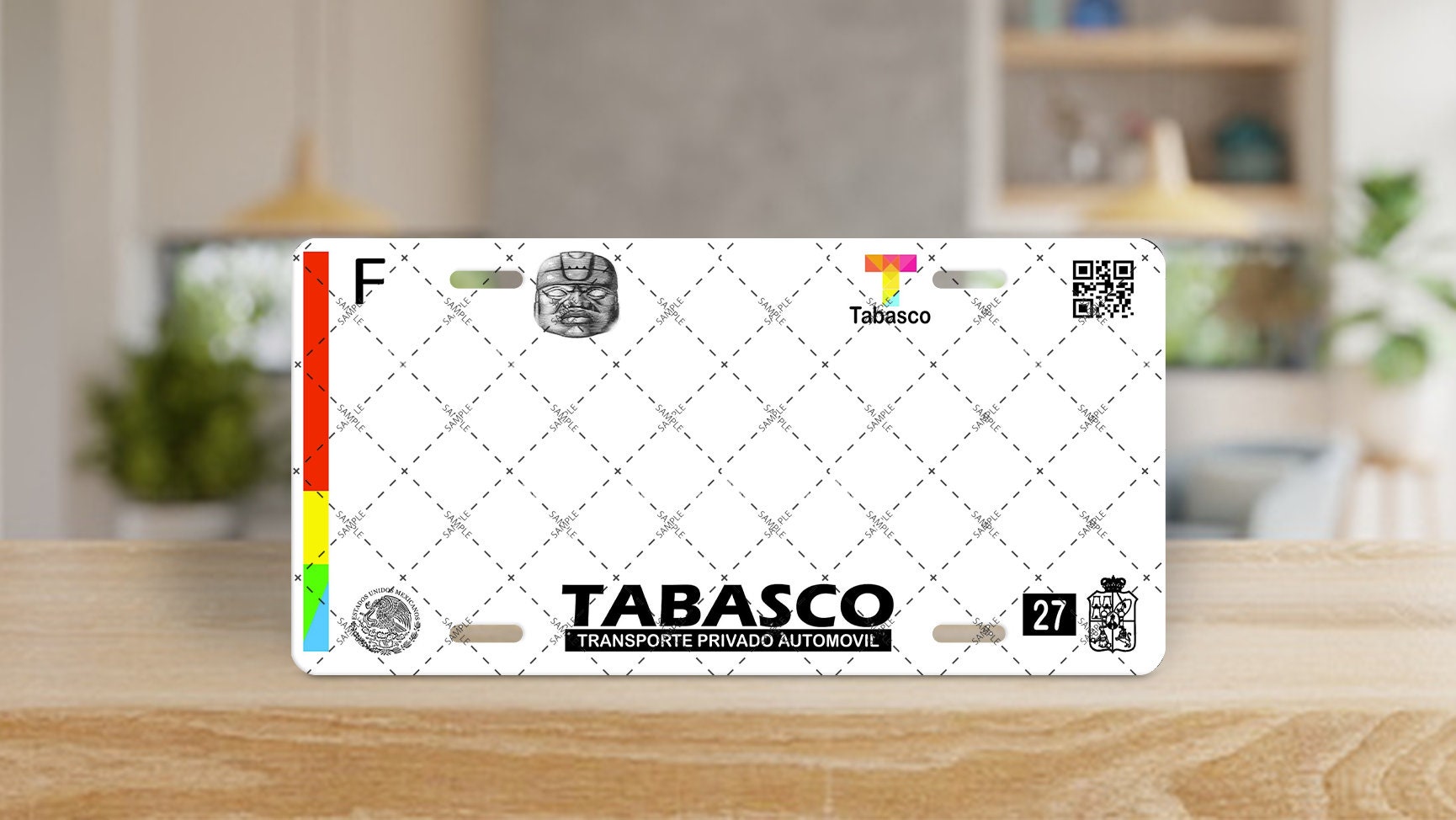 License Plate - Tabasco V2 - PNG FILE ONLY - Etsy