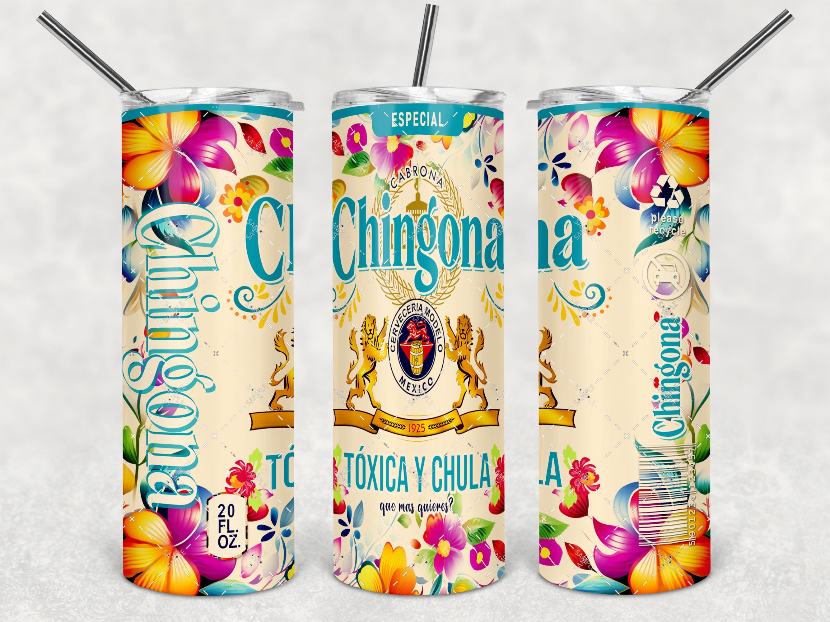 Chingona Toxica Y Chula Multicolor Floral 5th Version, PNG FILE ONLY ...