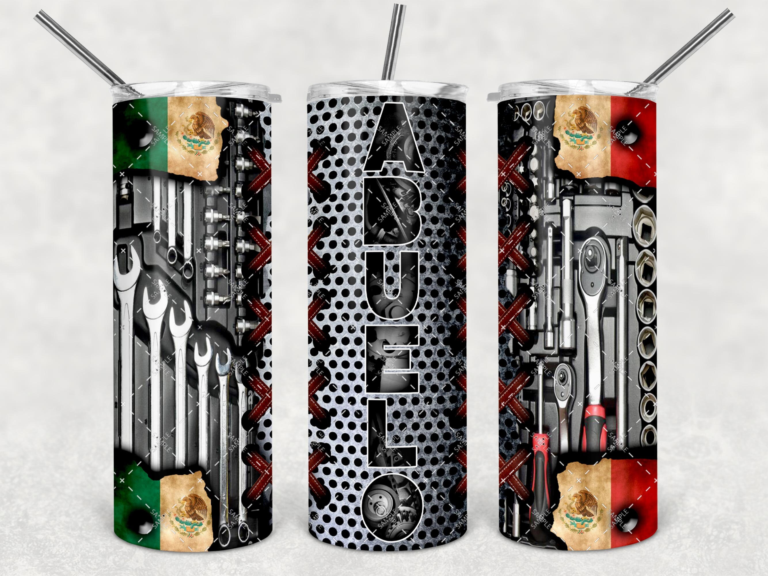 Fathers Day Mexico Flag Theme, 20oz Tumbler, Modelo Beer, Skinny ...