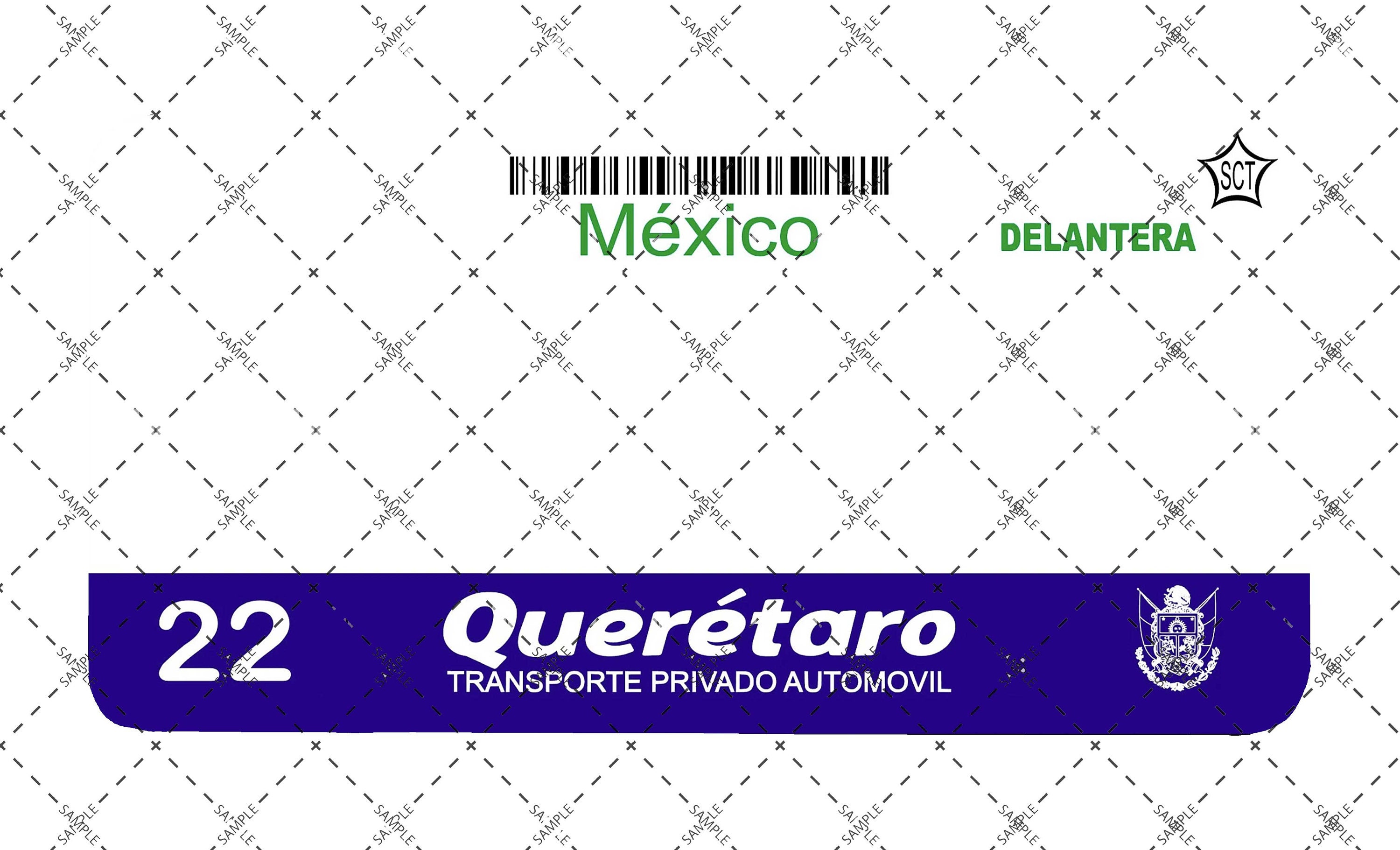 License Plate - Queretaro V2 - PNG FILE ONLY - Etsy