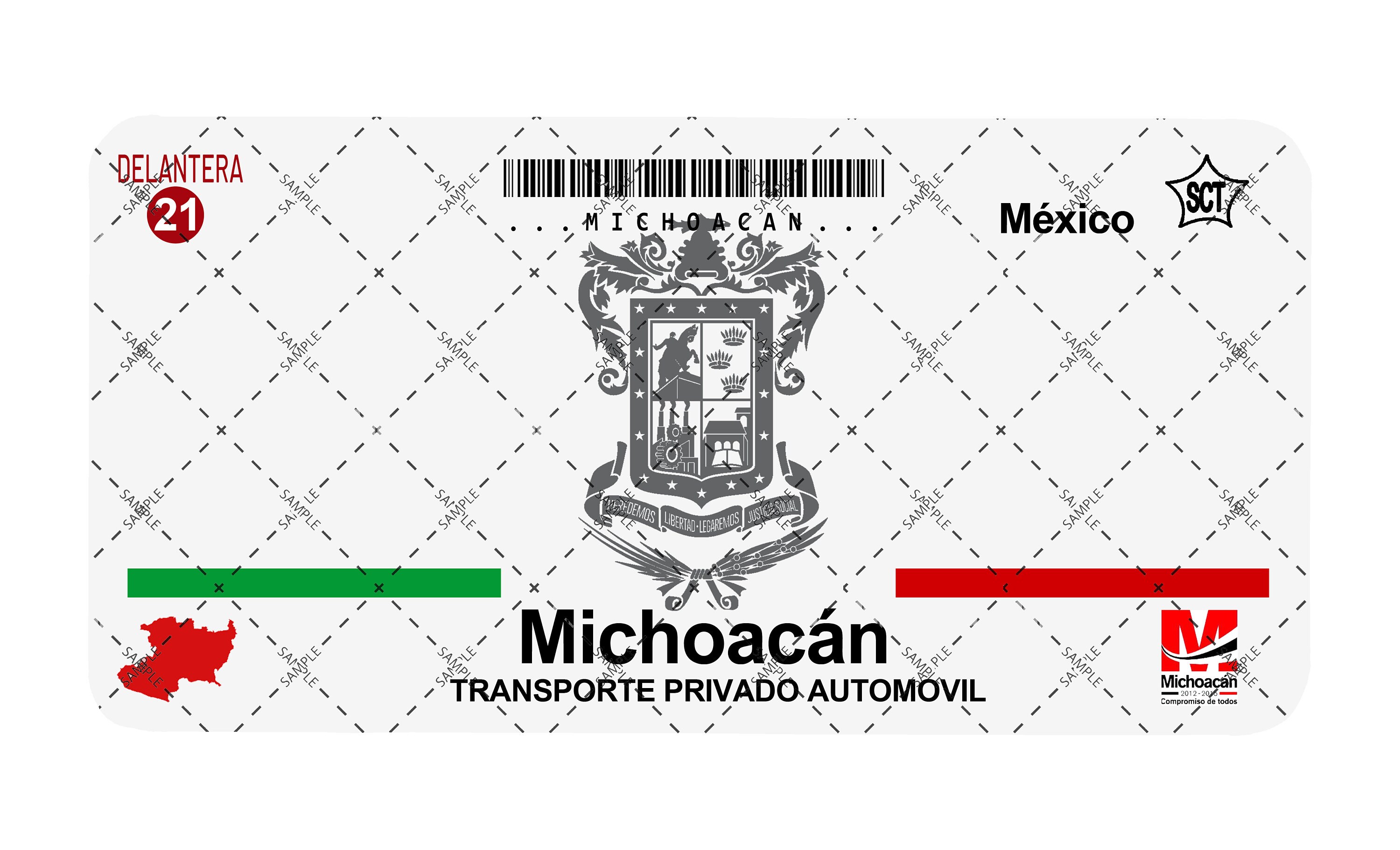 License Plate - Michoacan V1 - PNG FILE ONLY - Etsy