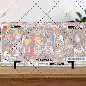 License Plate - Tlaxcala V1 - PNG FILE ONLY - Etsy