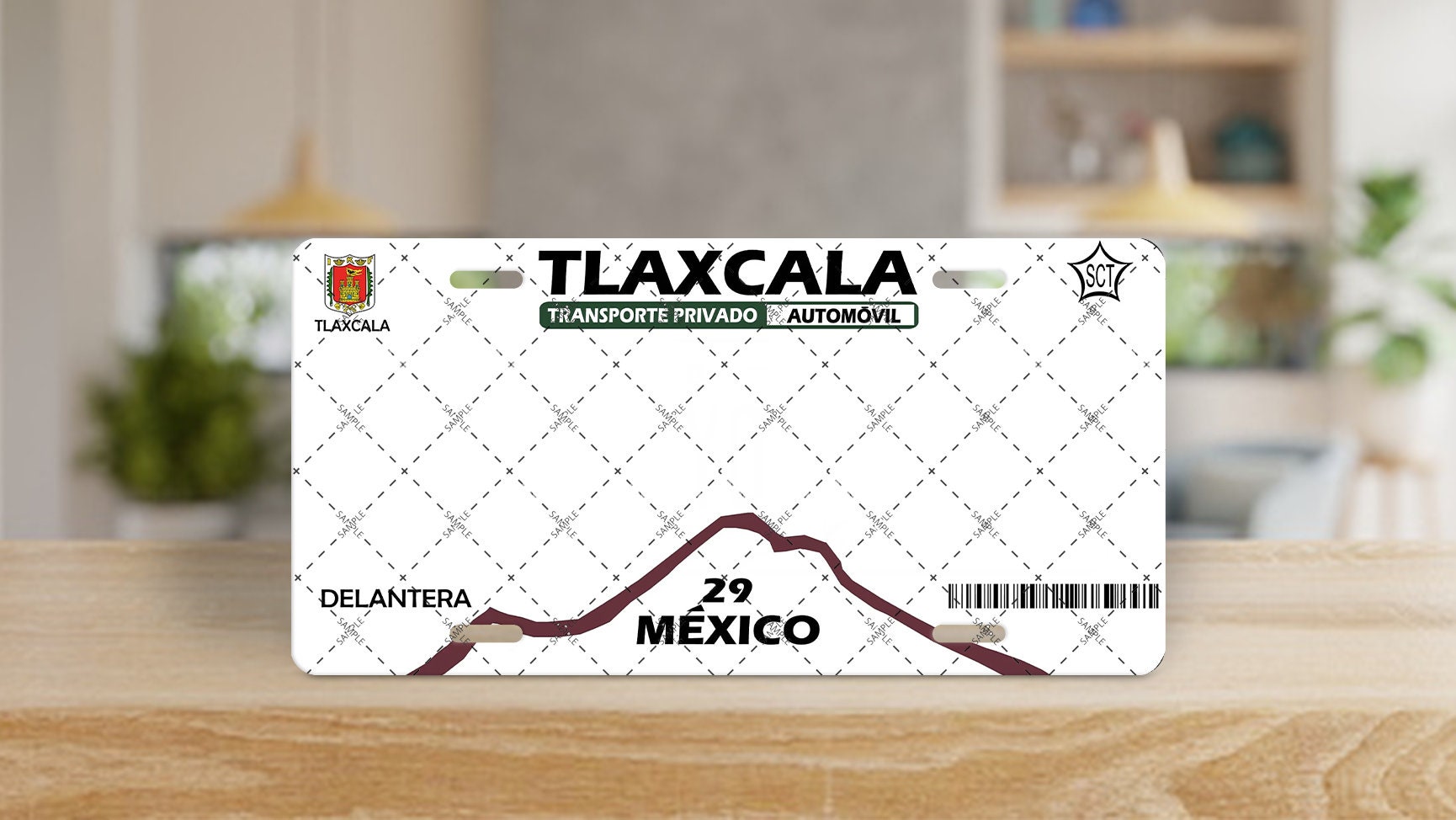 License Plate - Tlaxcala V2 - PNG FILE ONLY - Etsy