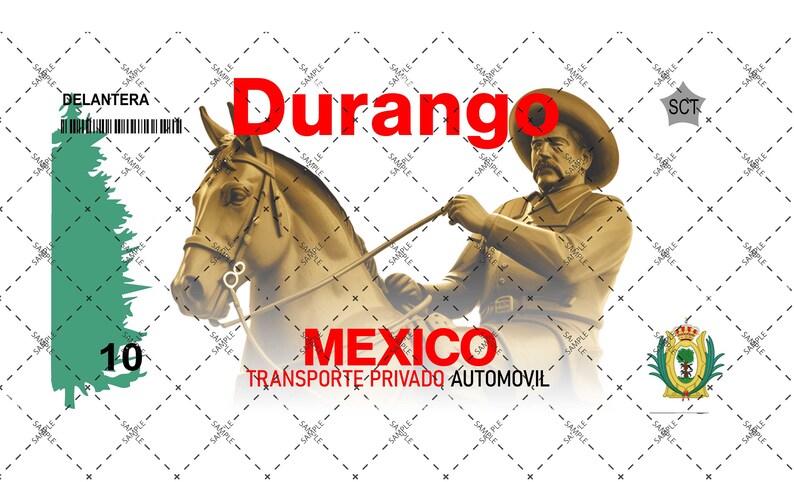 License Plate - Durango V4 - PNG FILE ONLY - Etsy