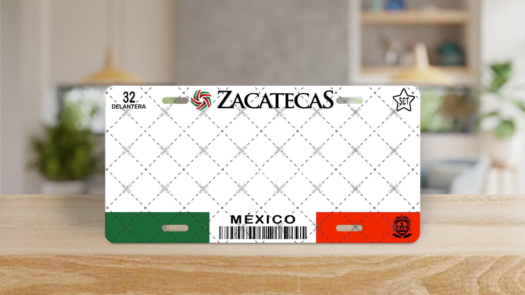 License Plate - Zacatecas V3 - PNG FILE ONLY - Etsy