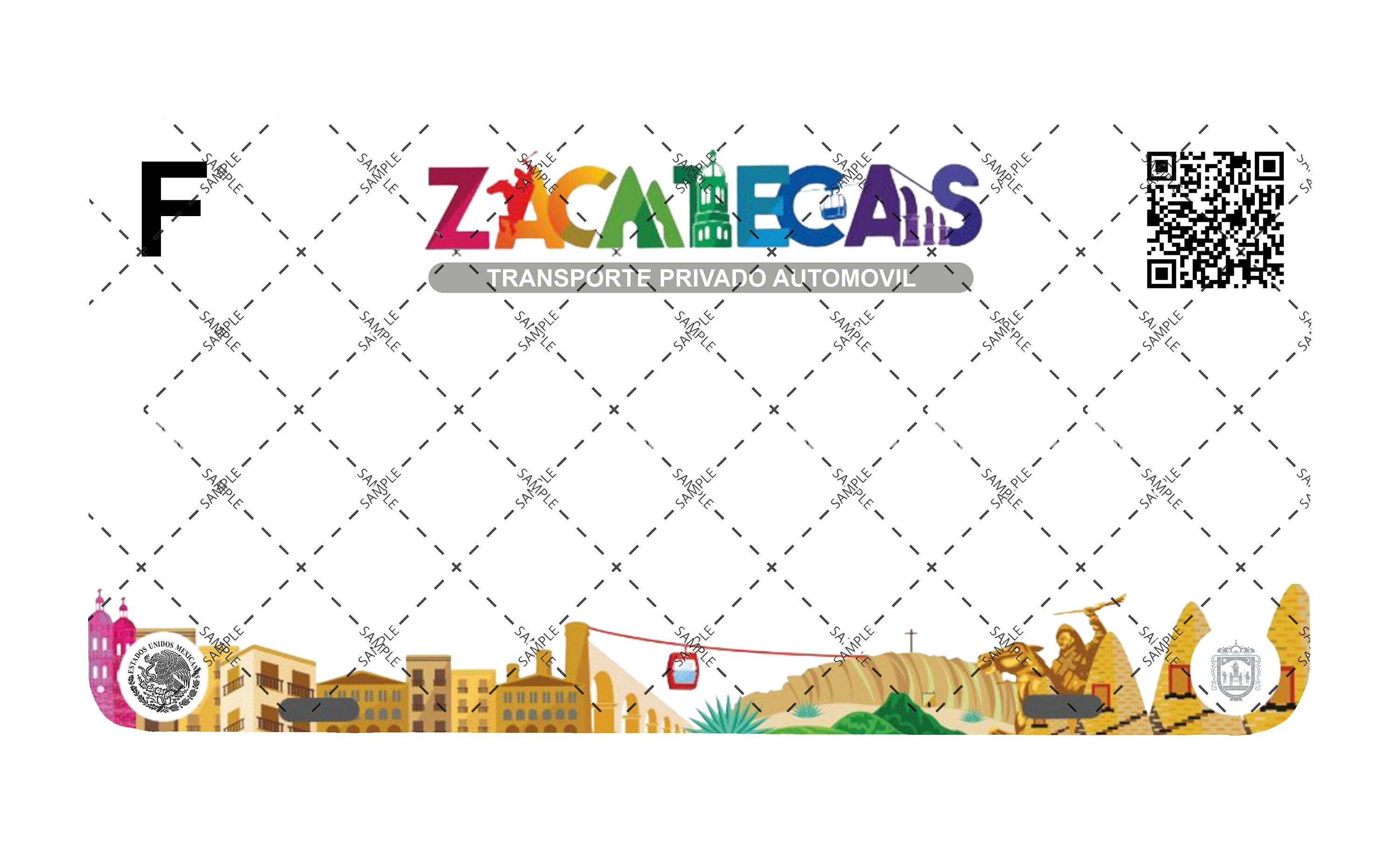 License Plate - Zacatecas V2 - PNG FILE ONLY - Etsy