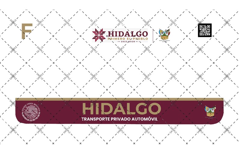 License Plate - Hidalgo V2 - PNG FILE ONLY - Etsy