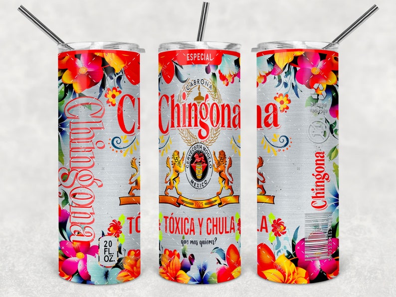 Chingona Toxica Y Chula Multicolor Floral 5th Version, PNG FILE ONLY ...